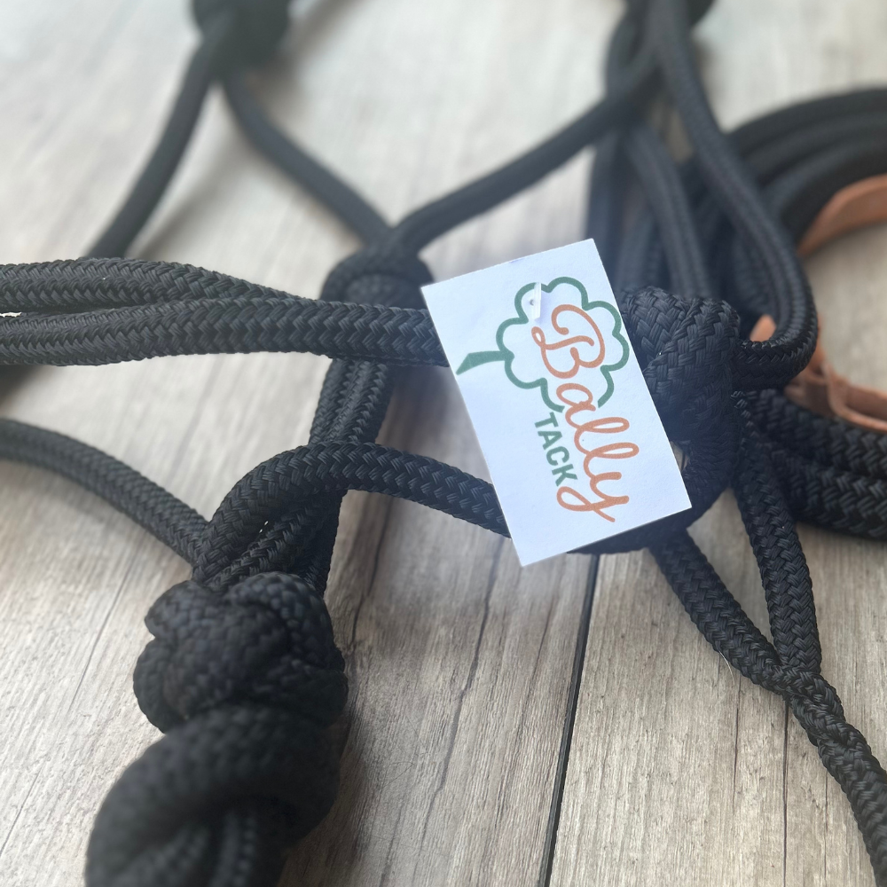 Bally Tack Rope Combo 10mm - Black – Double C Saddlery Australia