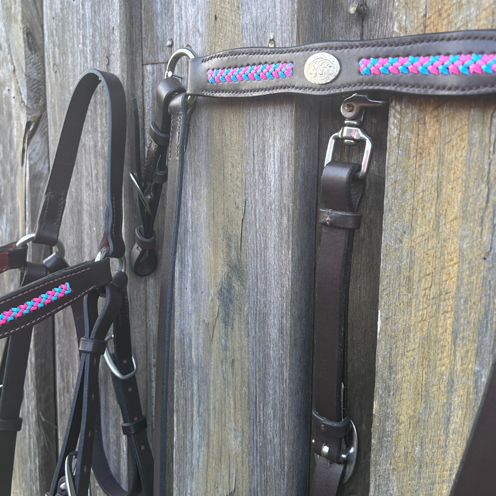 Australian Made Leather Stock Bridle – Double C Saddlery Australia